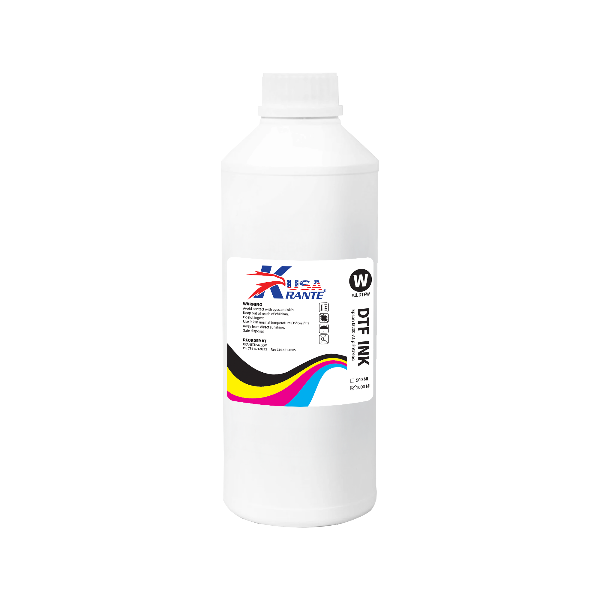 Premium DTF Ink - White – Kranteusa.com